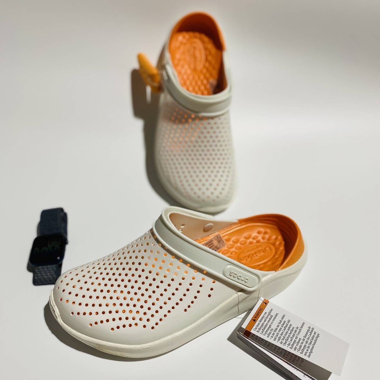 Crocs Liteรองเท้าแตะ Crocs Lite CROCS รุ่นข้างบนเป็นหนัง รองเท้าลำลอง ...