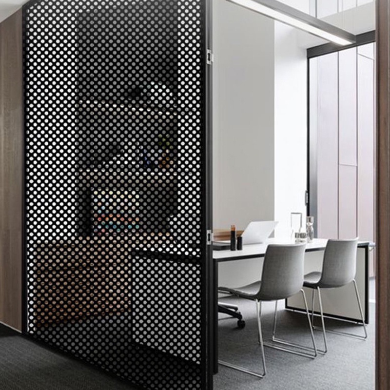 Static Mesh Window Film Perforated Self-Adhesive Black Privacy Glass ...
