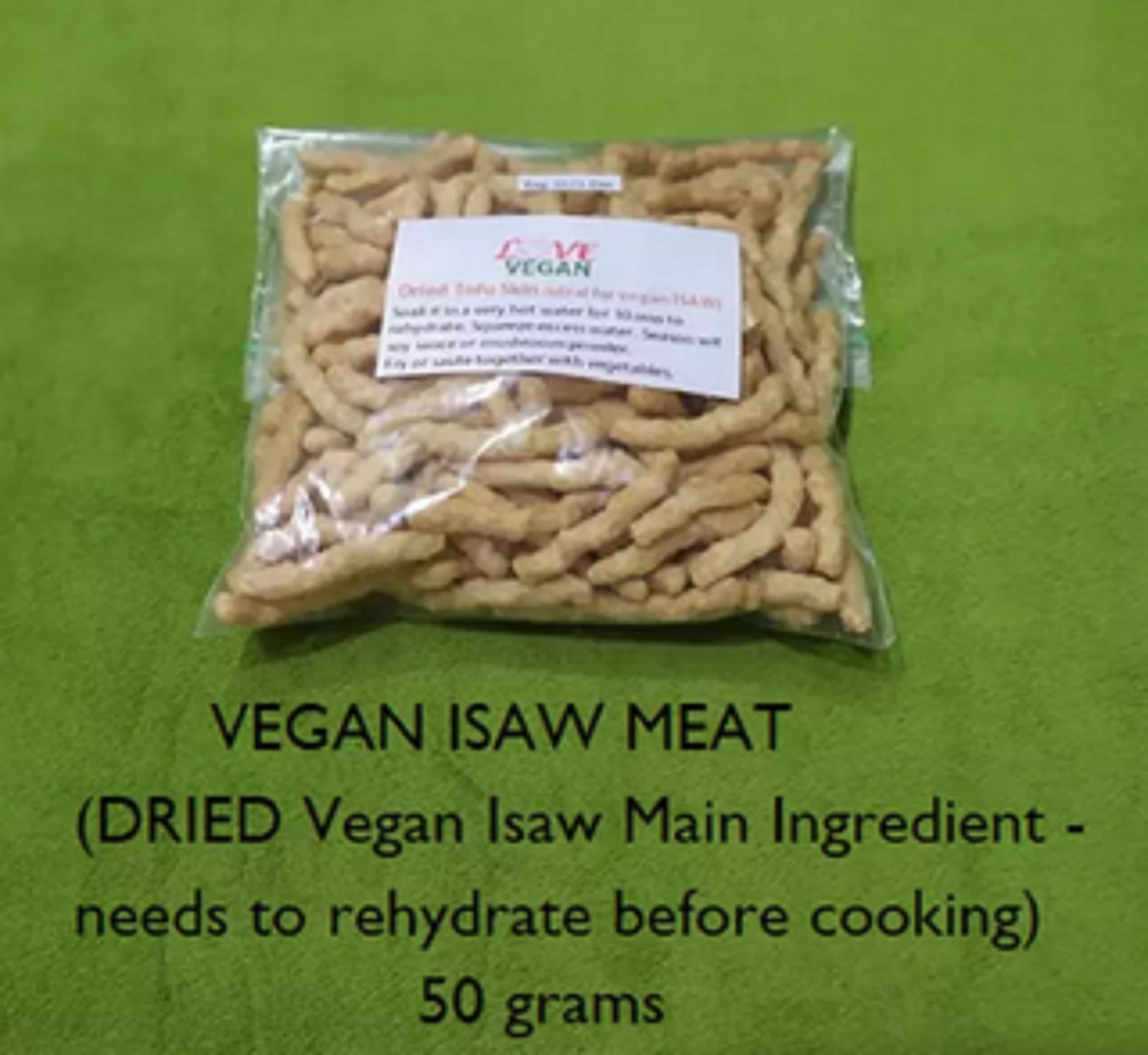 Vegetarian Isaw Meat (pang-gawa ng isaw) 50 grams | Lazada PH