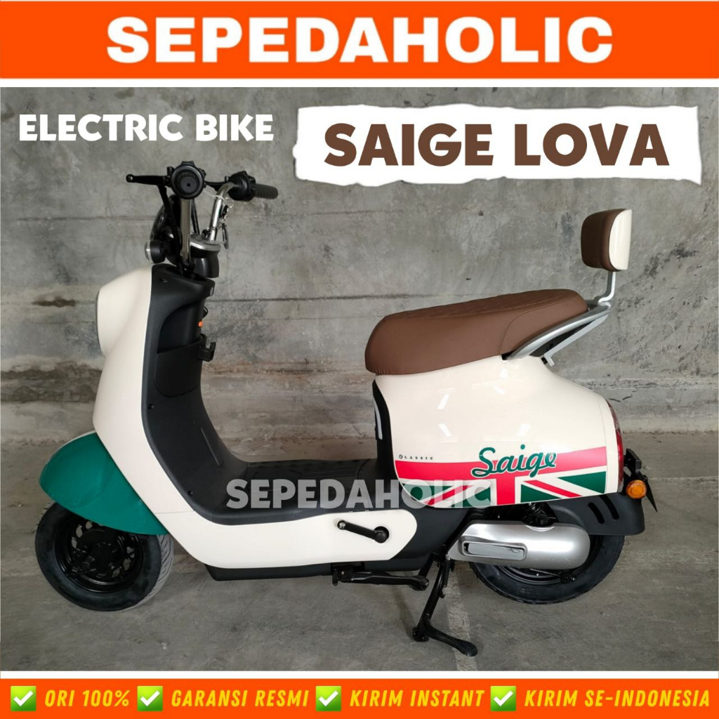 Sepeda Listrik SAIGE LOVA 600 Watt Electric E Bike | Lazada Indonesia