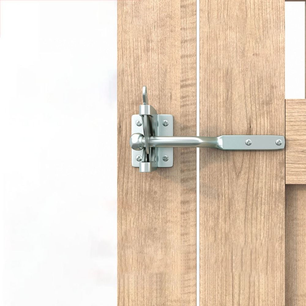 Door Bolts Steel Spring Cable Self Locking Gate Pull String Light Open ...