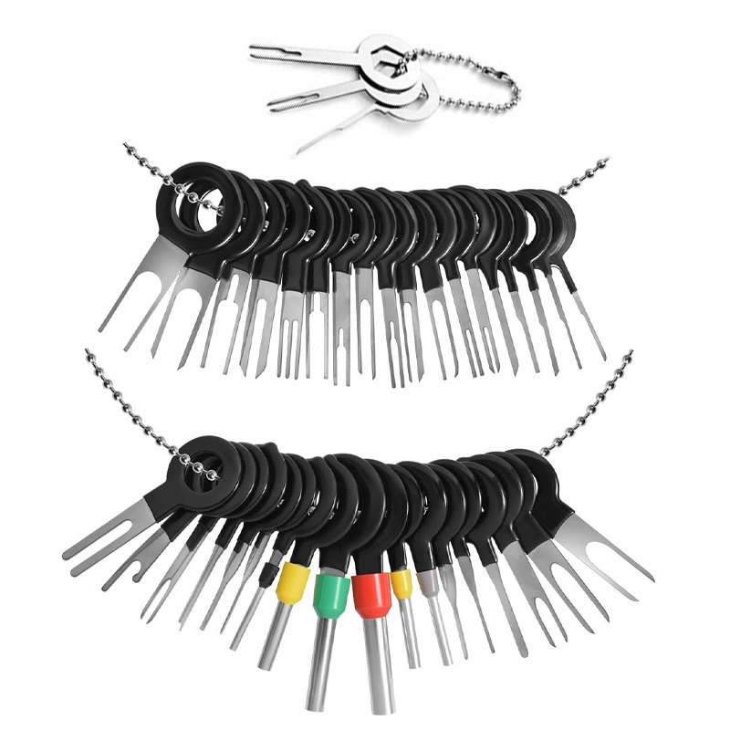 41PCS Wire Terminal Removal Tool Cable Connector Crimp Pins Extractors ...