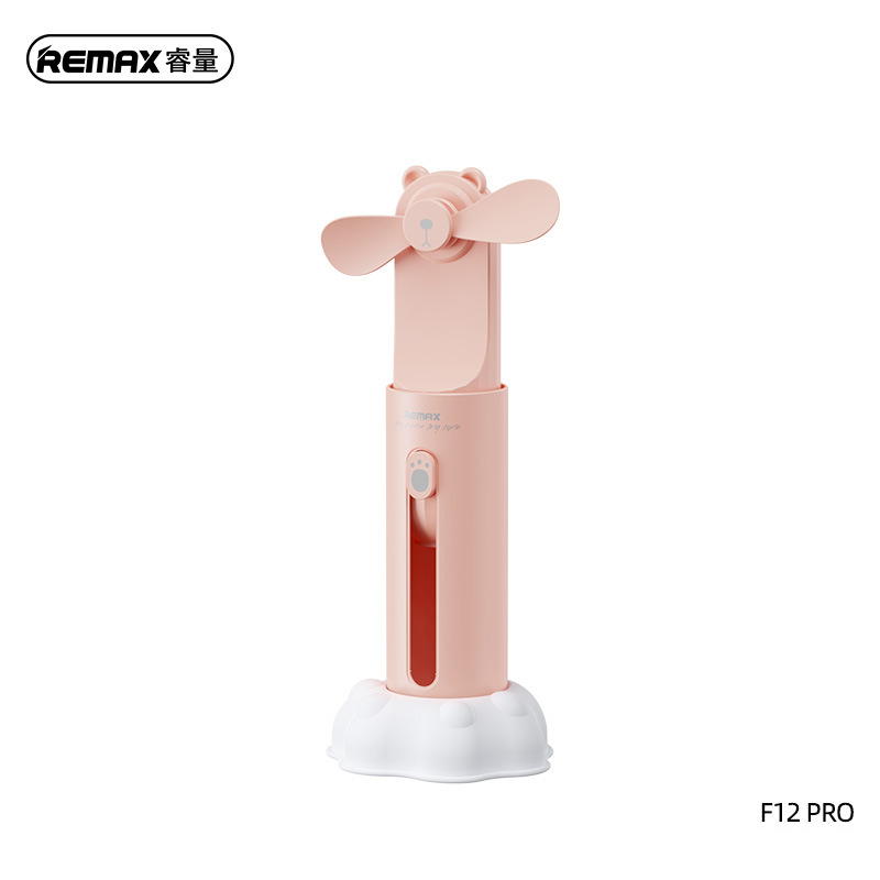 Remax Mini Fan Rechargeable 4800mAh Portable Handheld Handy USB Pocket ...