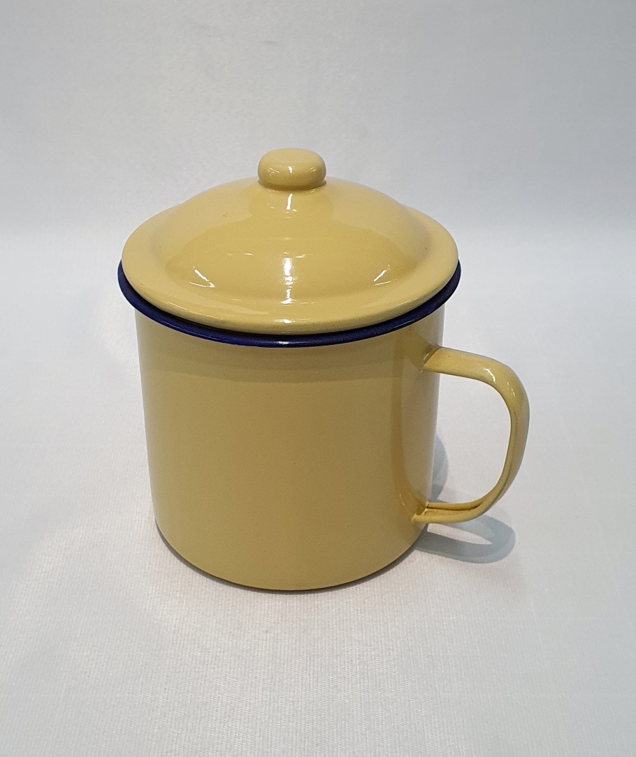 8/9/10/12CM ENAMEL MUG WITH COVER /ENAMEL MUG /METAL MUG/TRADITIONAL ...