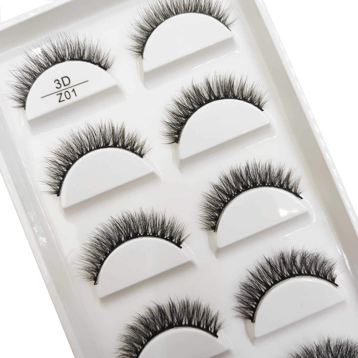 19 Style 5 Pairs Half eye Lash 3D Natural Mink False Eyelashes Makeup ...