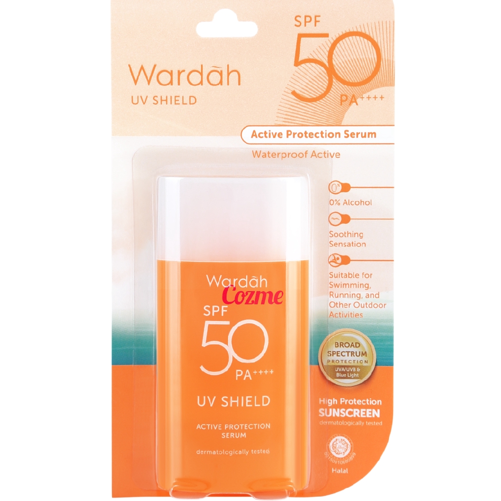 WARDAH SUNSCREEN GEL SPF50 WATERPROOF ORANGE/sunscreen/tabir surya/jual ...