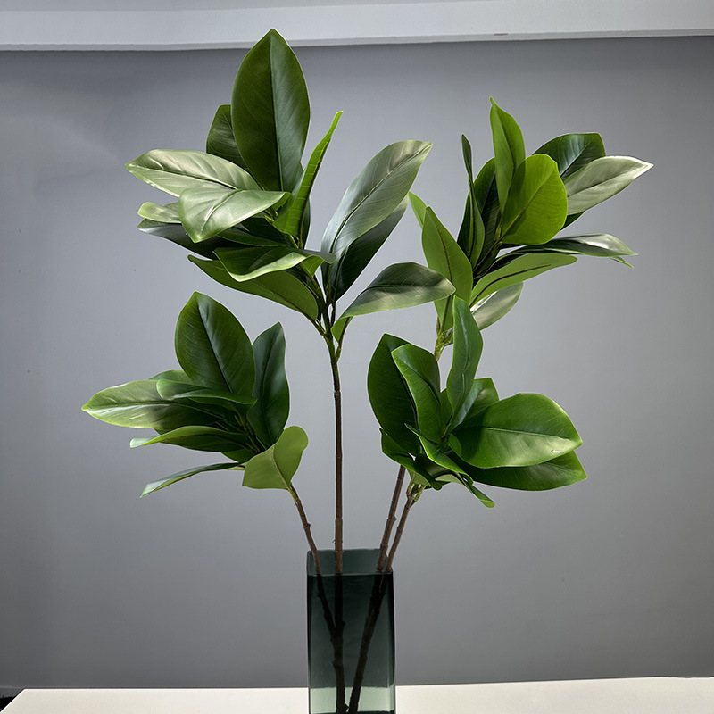 【Folio & Light】39in Fake Plants Artificial Magnolia Tree Branch Plastic ...