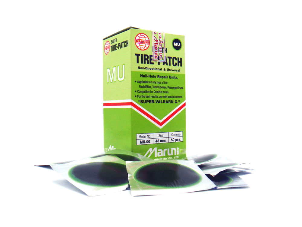 1 กล่อง 50 แผ่น แผ่นปะยาง Maruni (MU-00) ขนาด 43 มม. Made in Japan ...