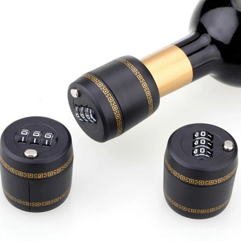 【TopazTrove】3 Digit Number Code mini bottle lock Password Combination ...