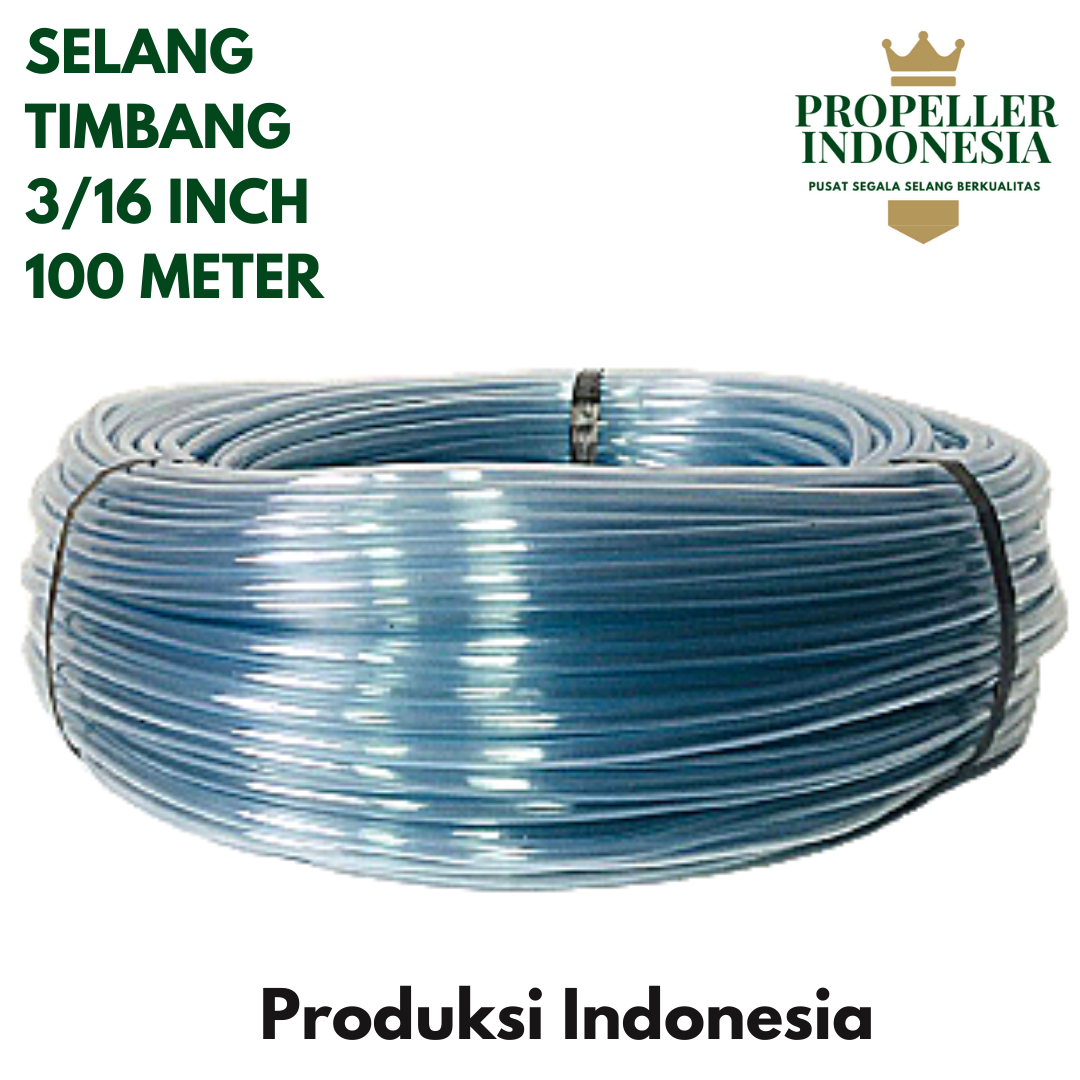 Selang Air Timbang Waterpas 3/16 Inch 0.5mm 100 Meter Selang Ukur ...