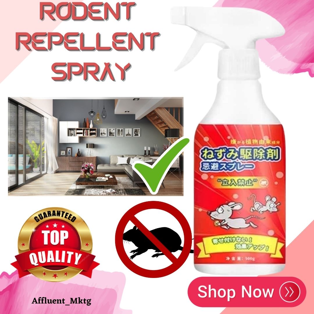 NATURAL AND EFFECTIVE Rat Repellent spray 500ml Deratization Cream Gel ...