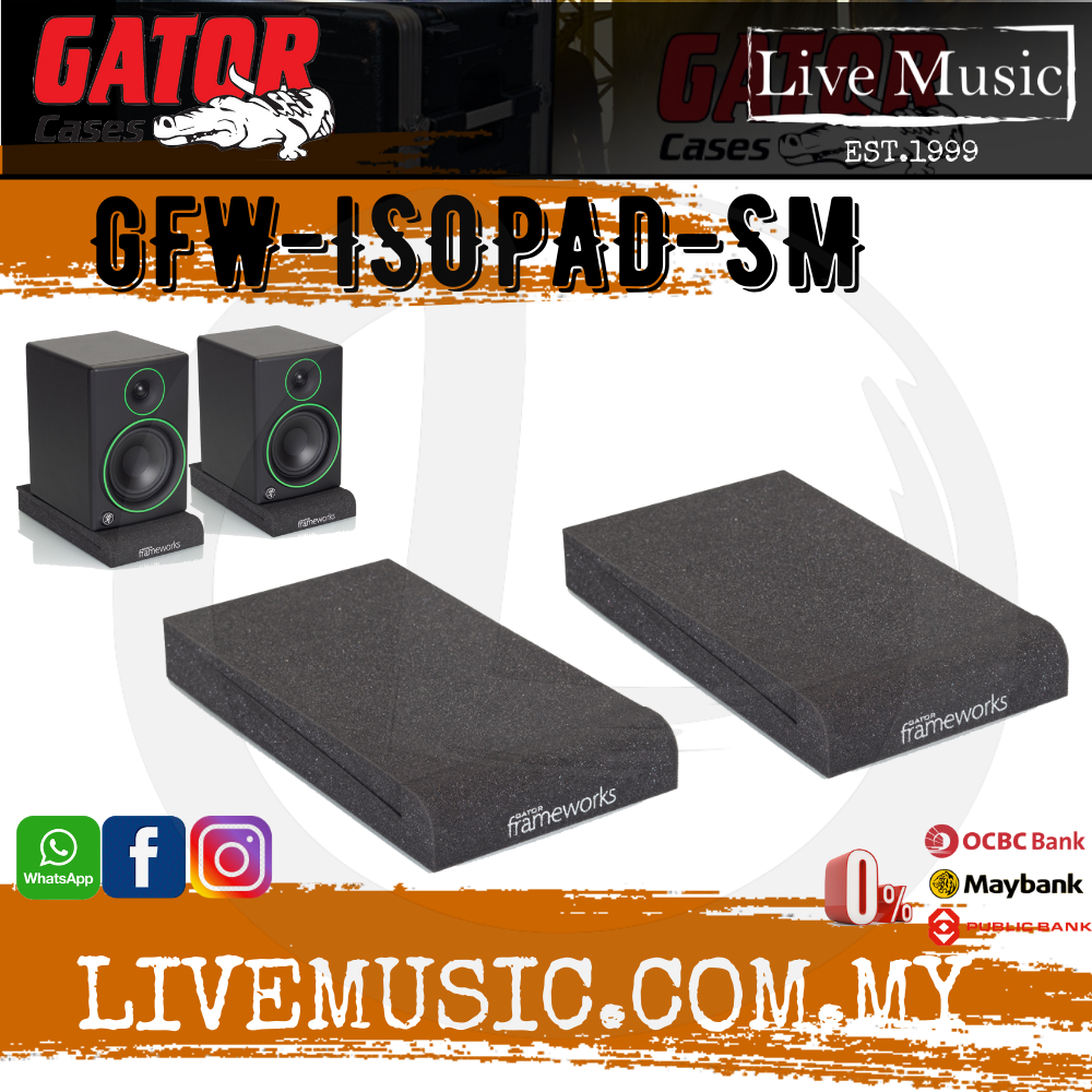 Gator Frameworks Studio Monitor Isolation Pads – Small (GFW-ISOPAD-SM ...