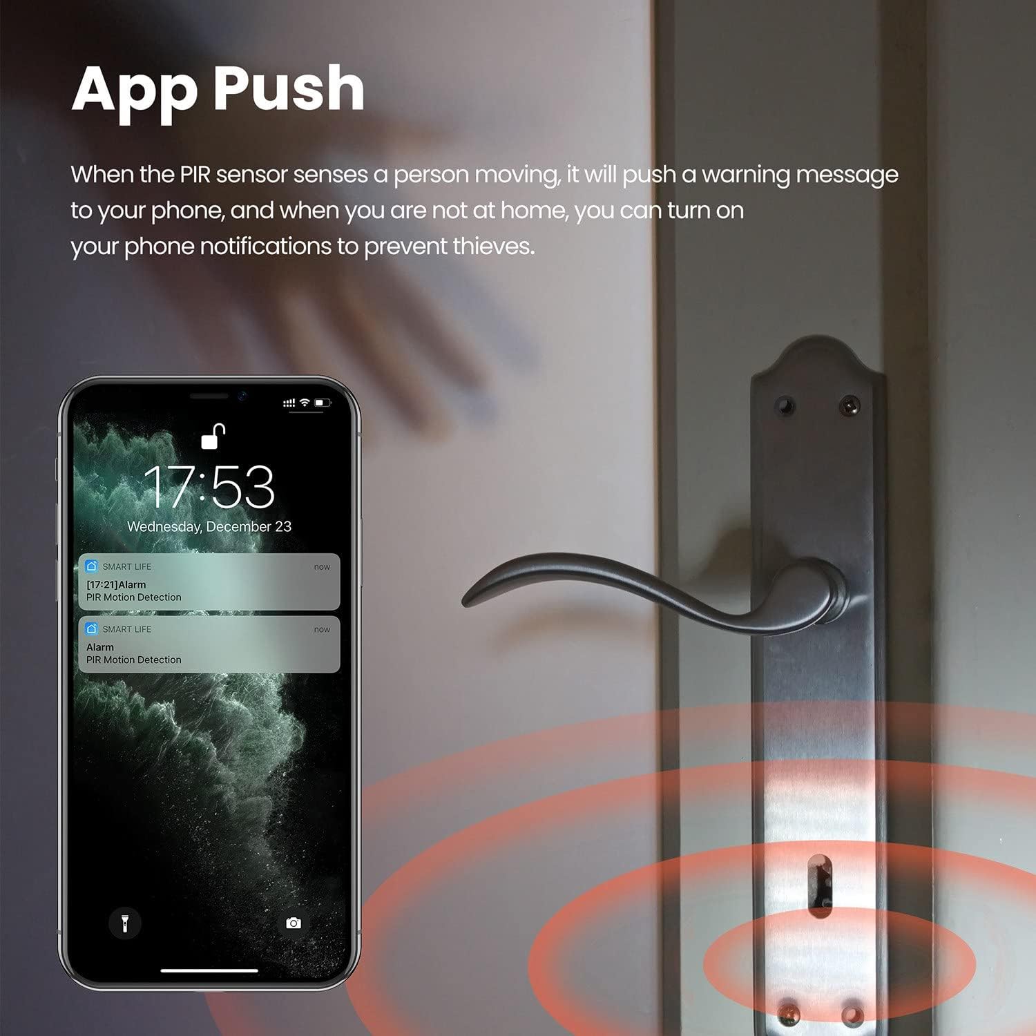 Tuya 2 in 1 Zigbee Mini Motion + Bright Lux Passive Security Burglar ...