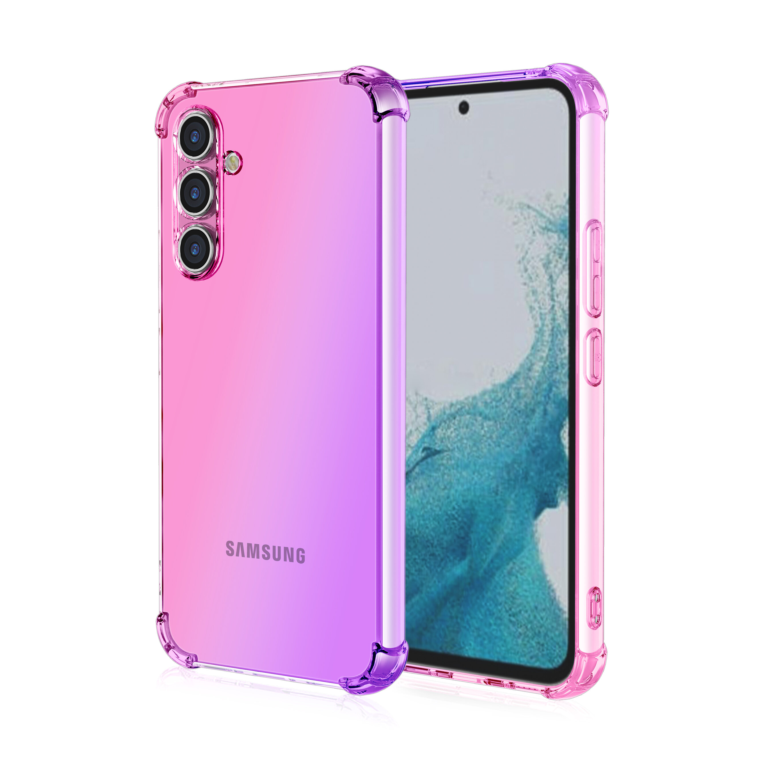 lthmy for Samsung Galaxy A56 5G Gradient Color Case Cover Soft TPU ...