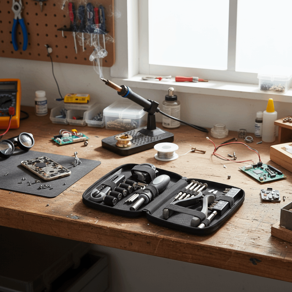 Tool Box 27 Pieces Metal Tool Kit Tin Box Tinplate Box Tool Box Set ...