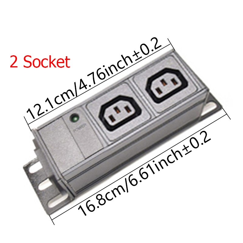 C14 interface PDU Power Strip iec C13 Outlet LED Power Distribution ...