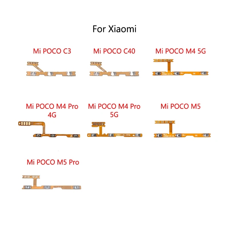 NEW Power Button Switch Volume Mute Button On / Off Flex Cable For ...
