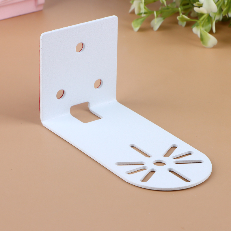 1Pc L Shape Nail Free Wall Mount Camera Iron Bracket with Glue Base PTZ ...