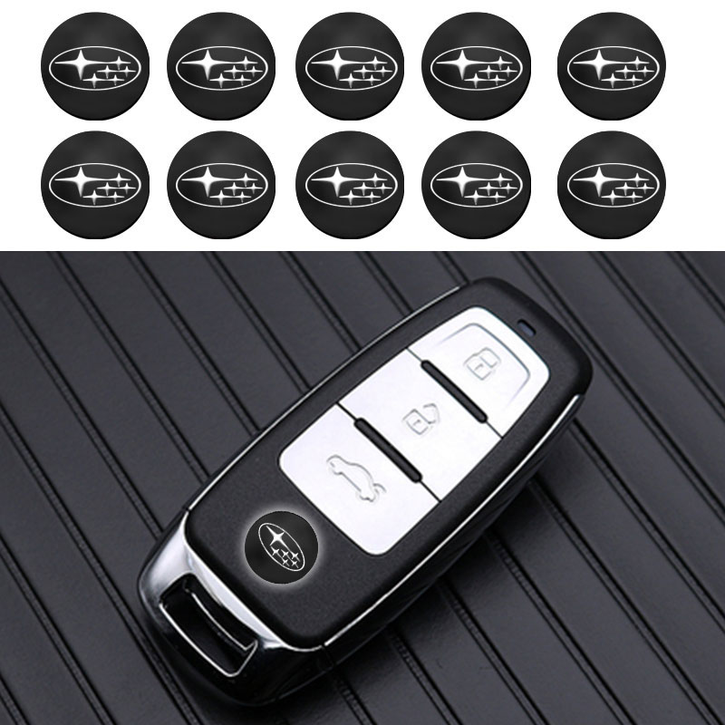 10pcs Car Simple Modification Logo Decoration Key Car Sticker For ...