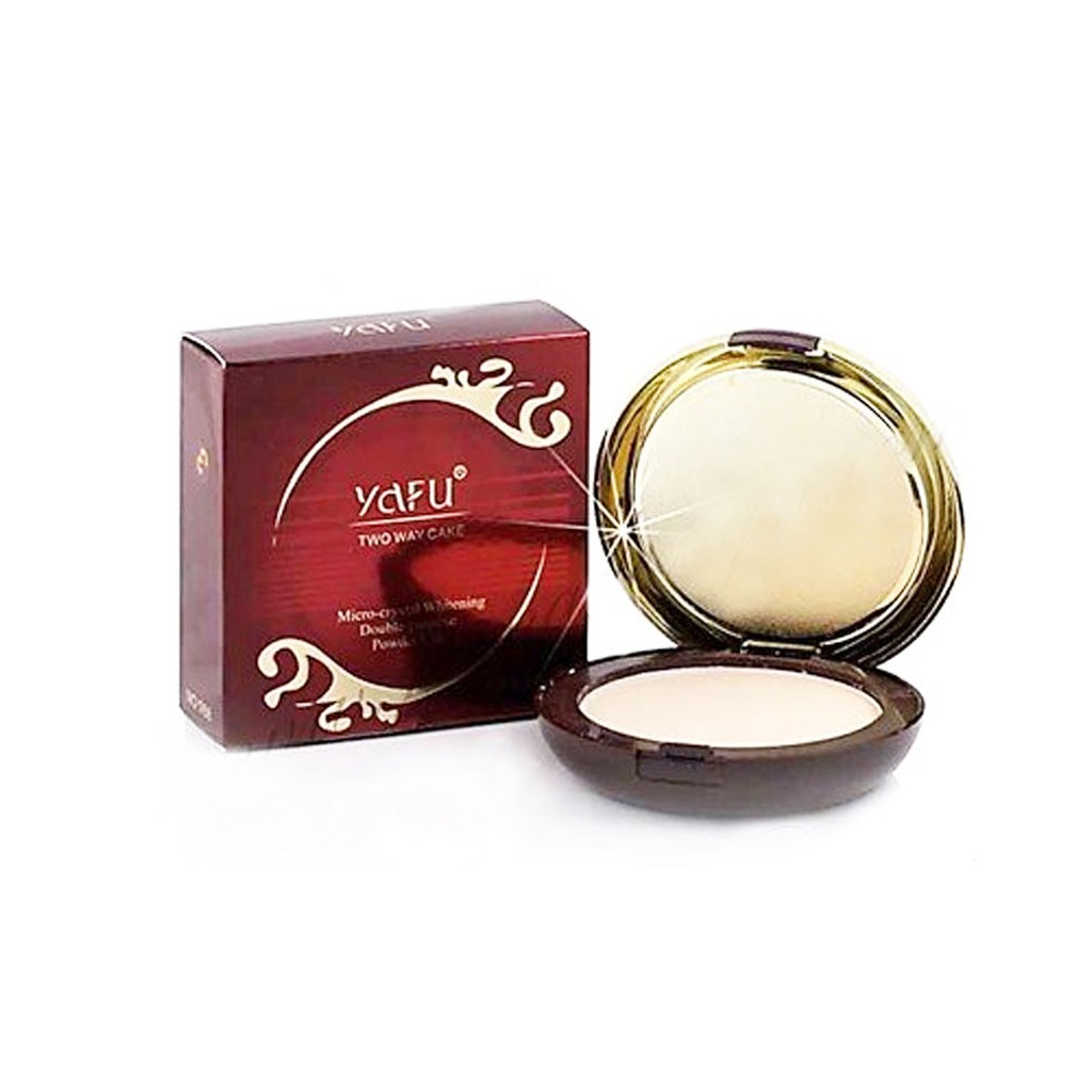 (ส่งฟรี !!) YAFU 988 Whitening Powder Cake แป้งยาฟู 988 แป้งพัฟเนื้อละเอียด บางเบา ยึดเกาะกับผิว ...