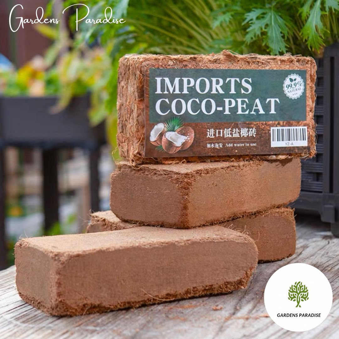 Cocopeat Expandable Block By Gardens Paradise (1kg is Approx. 17 litres ...