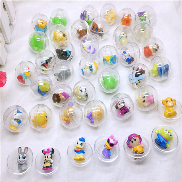 【Petalfall】28mm Diameter Transparent Plastic Ball Capsules Toy With ...