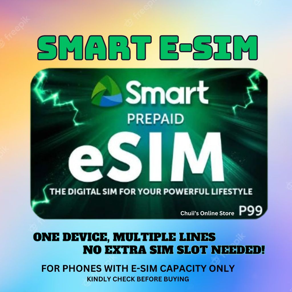 LOAD CARD 100 GLOBE SMART TNT SMART E-SIM TNT E-SIM BRAND NEW SEALED ...