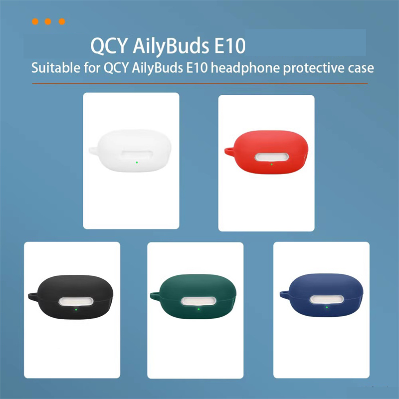 Phone Cover QCY AilyBuds E10 Case Soft candy Rubber Silicone Protective ...
