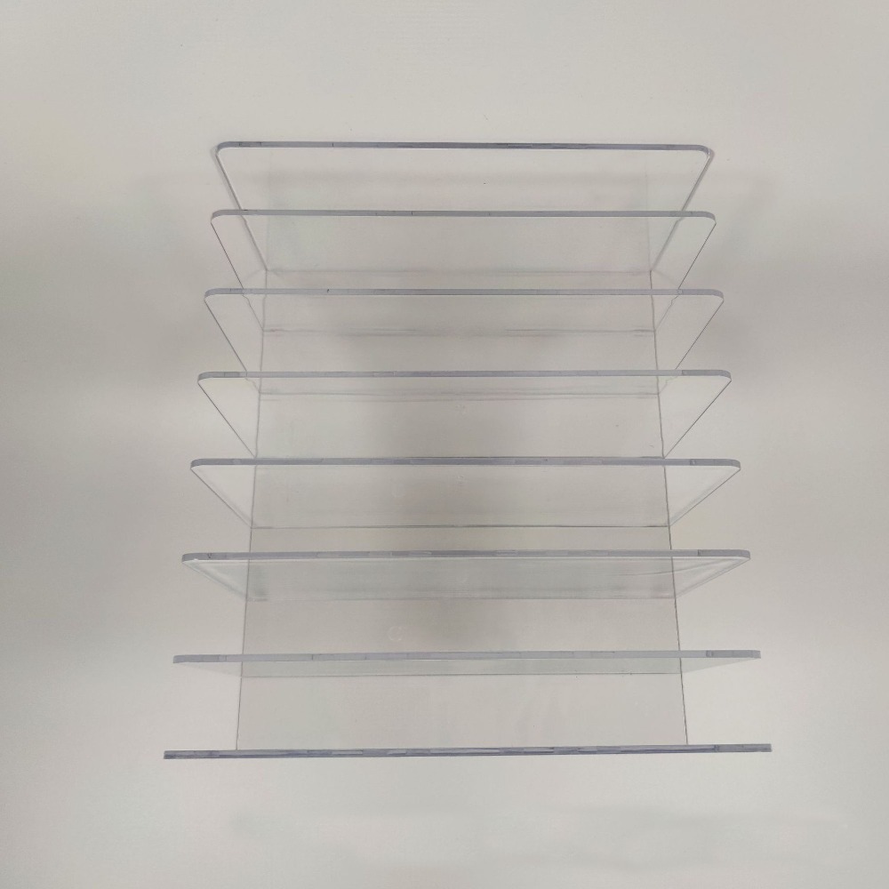 LMFIUA STORE Acrylic Desktop Envelope Organizer Desk File Folder Holder ...