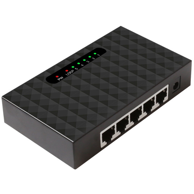 5 Port Gigabit Switch Network Ethernet Switch Smart Vlan Network Switch ...