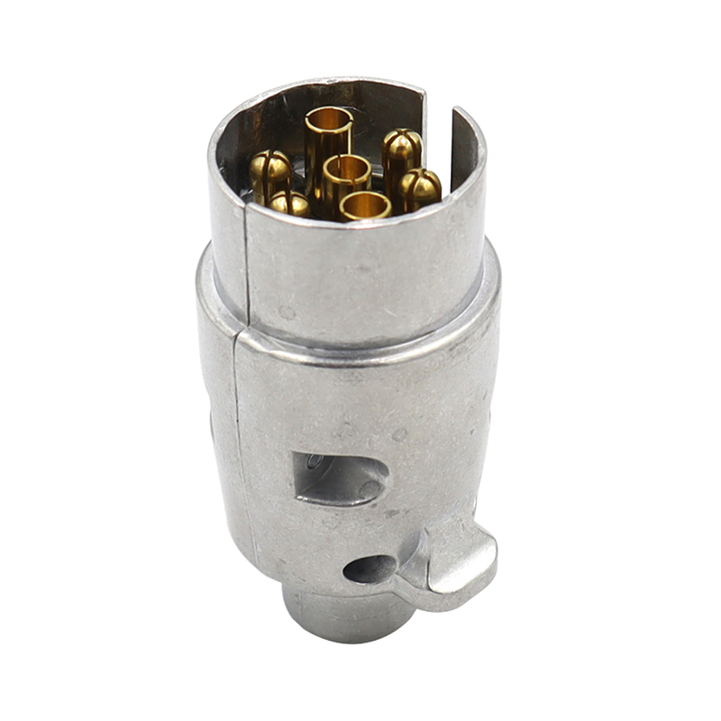 1PC Car Van Caravan Towing Connectors Adapter 12V 7 Pole Metal Trailer ...