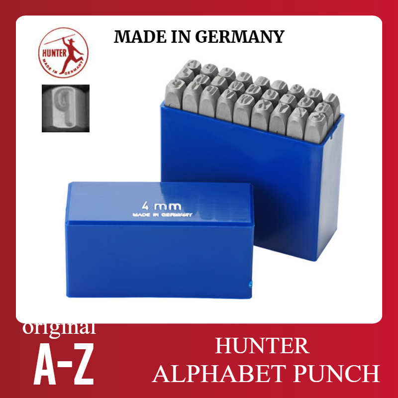 HUNTER 100% ORIGINAL ALPHABET STAMP A-Z PUNCHES PUNCH ALPHABET PUNCH ...