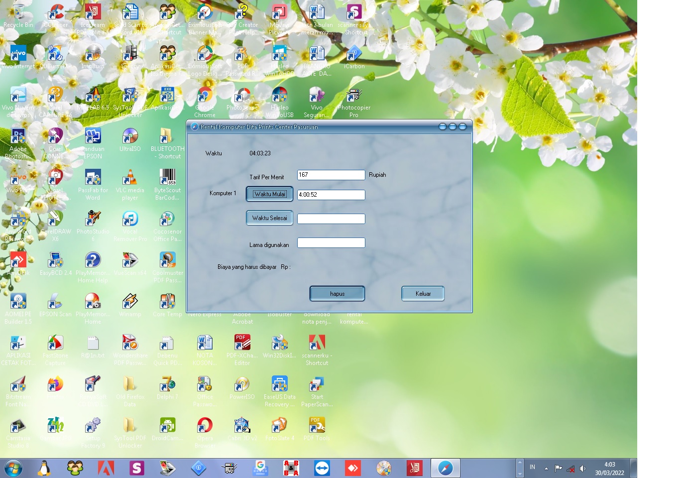 Software rental komputer atau PC beserta tarif per menit | Lazada Indonesia
