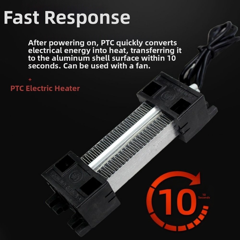 New 220V 100W AC DC Incubator Heater 54A1 113*35*26mm PTC Ceramic Air ...