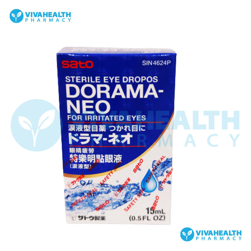 Sato Dorama-Neo sterile Eye Drops- For irritated eyes | Lazada Singapore
