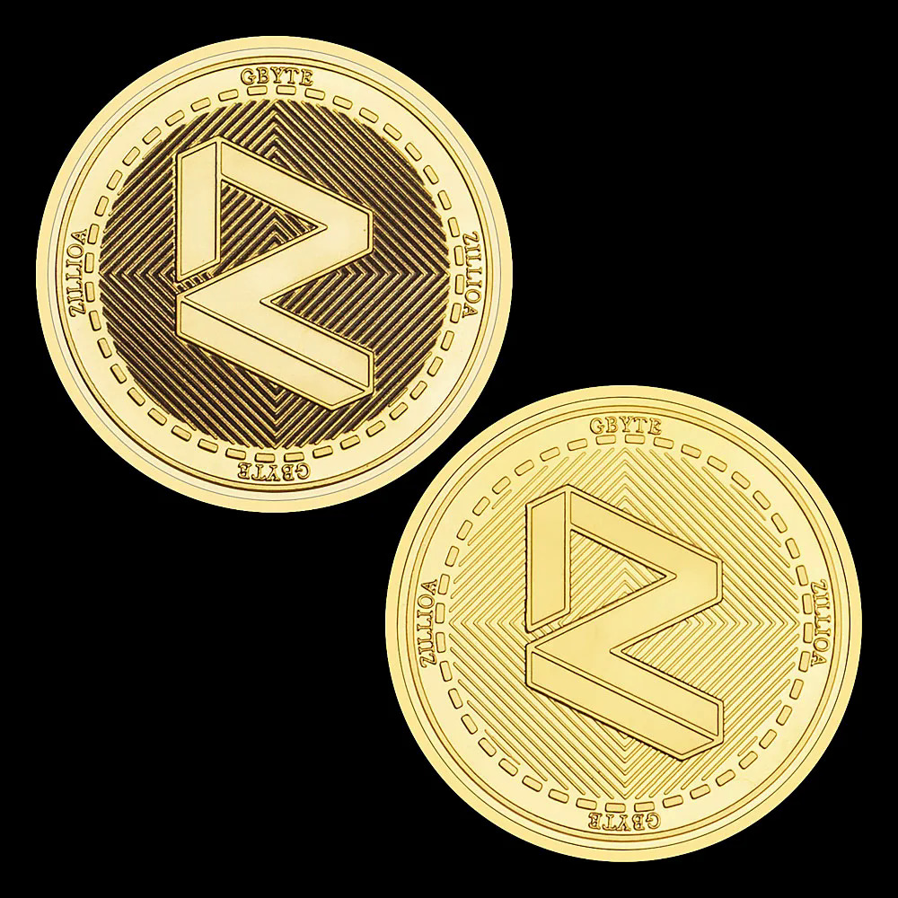 Byteball Cryptocurrency Coin Verge Physical Crypto Coins Gold Plated ...