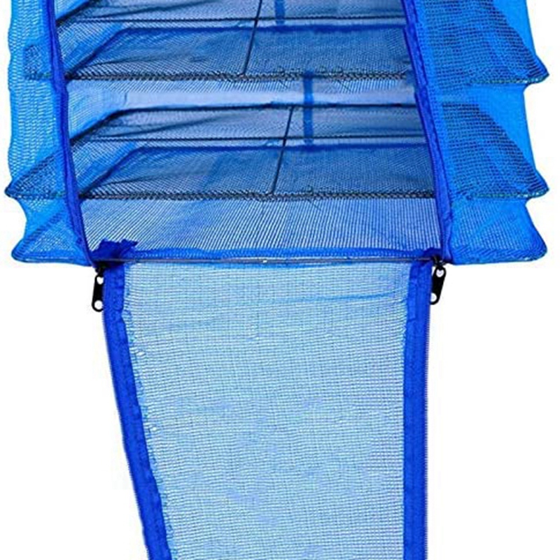 1Pcs Foldable 4 Layers Drying Rack for Vegetable Fish Dishes Mesh ...