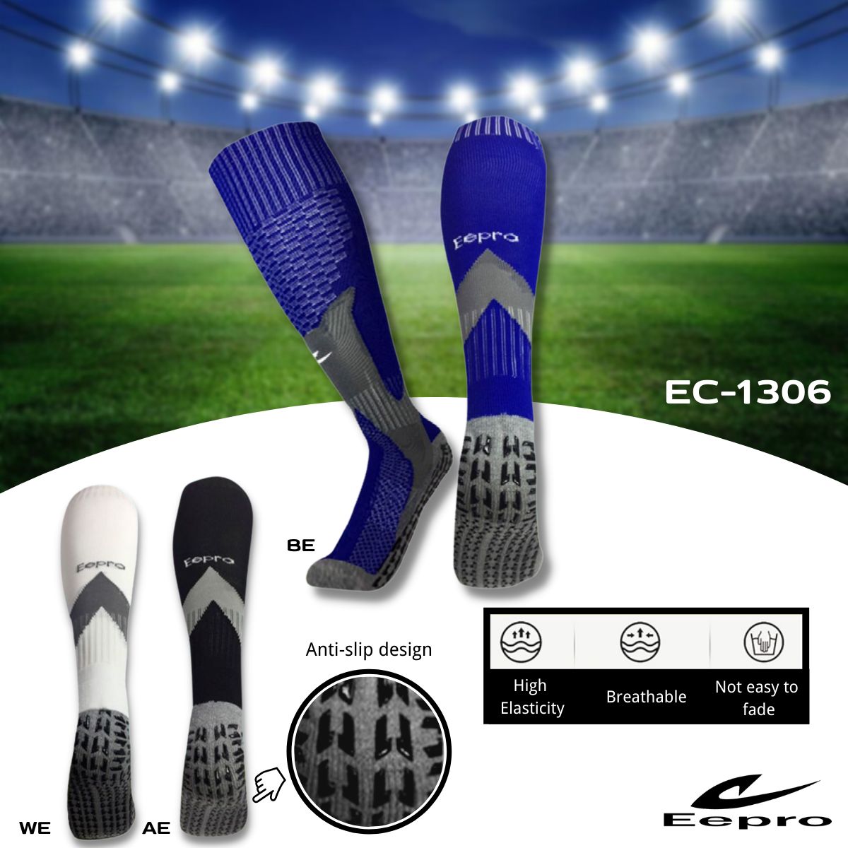Eepro Futsal/Football Stocking long -EC1306 | Lazada
