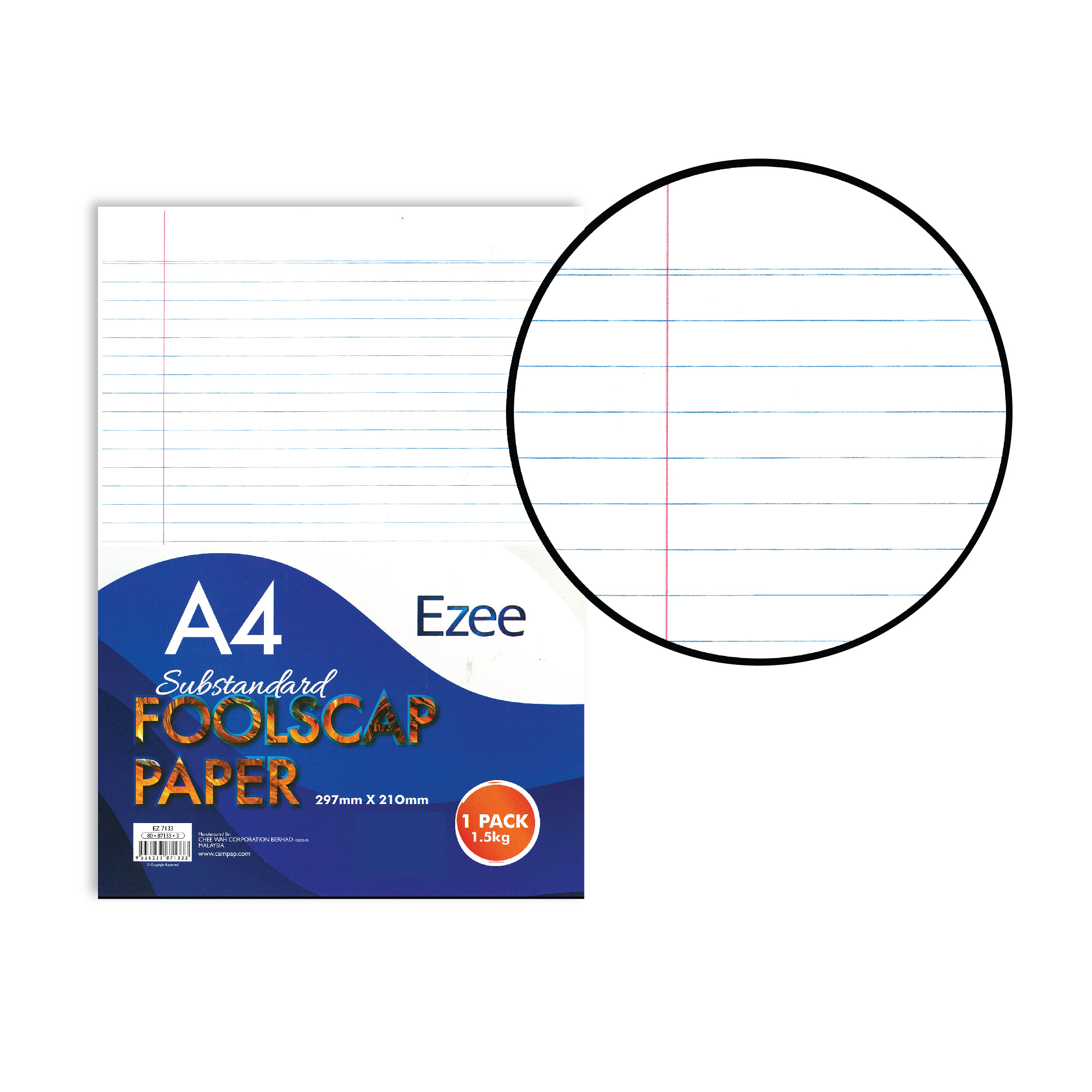 Ezee EZ7133 Foolscap Paper A4 size (1.5kg/pack) | Lazada