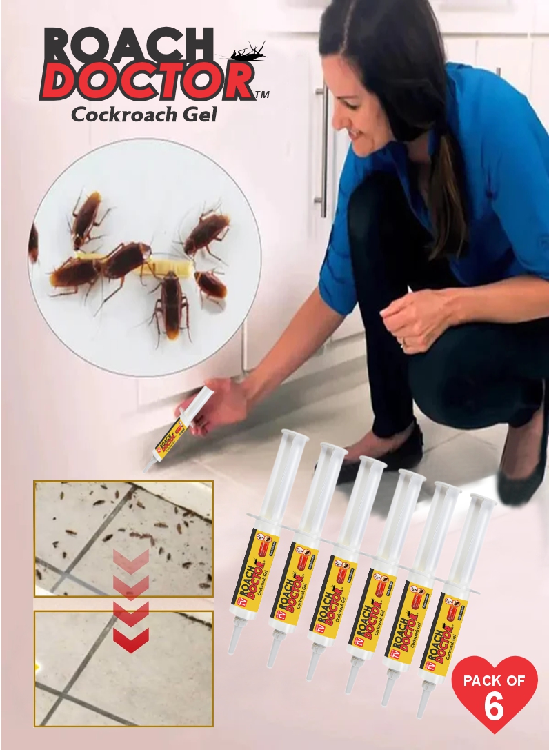 Cockroach Control Gel Bait - Roach Doctor’s Quick Fix for Infestations ...