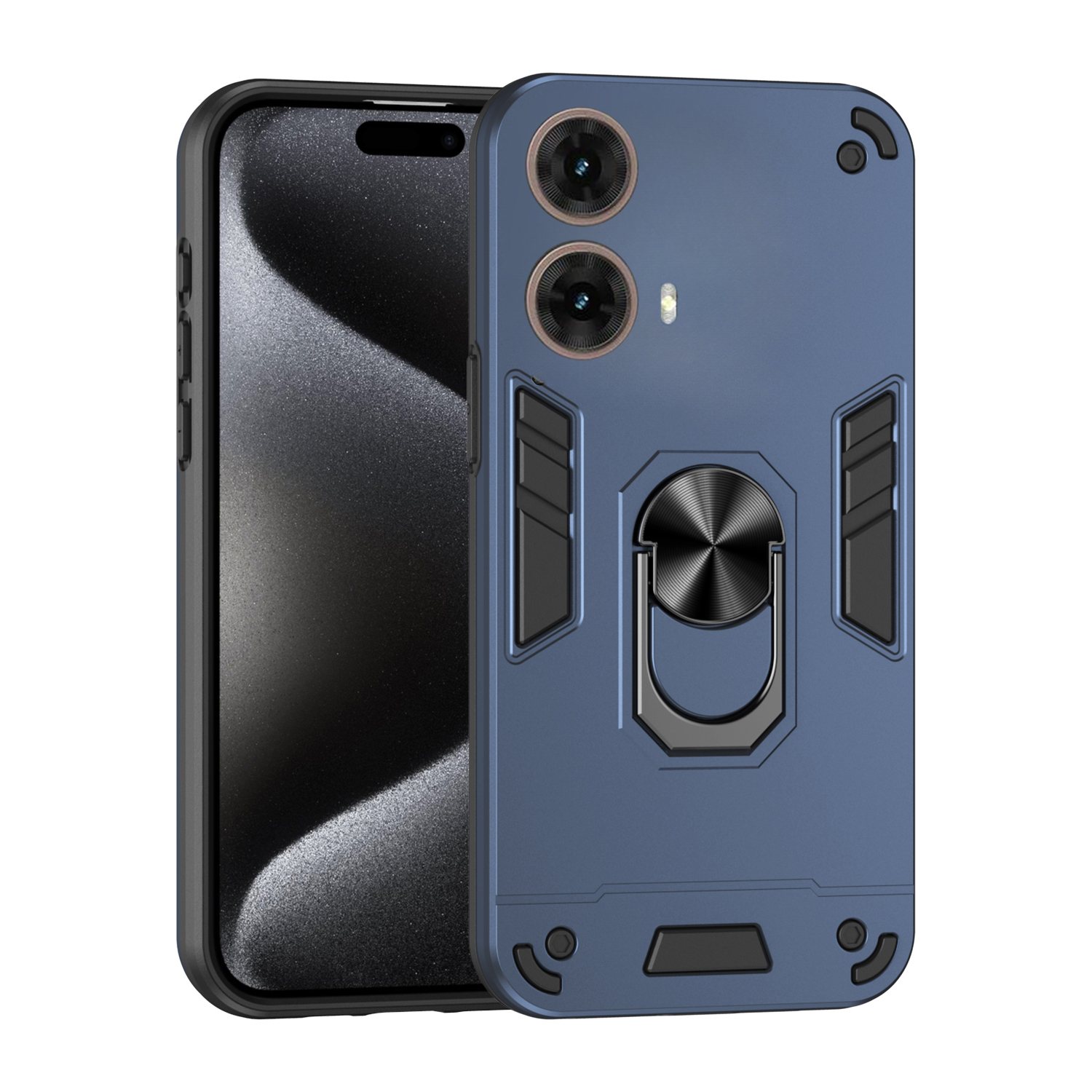 New Phone case Motorola Moto G85 Shockproof Armor Stand with Holder Car ...