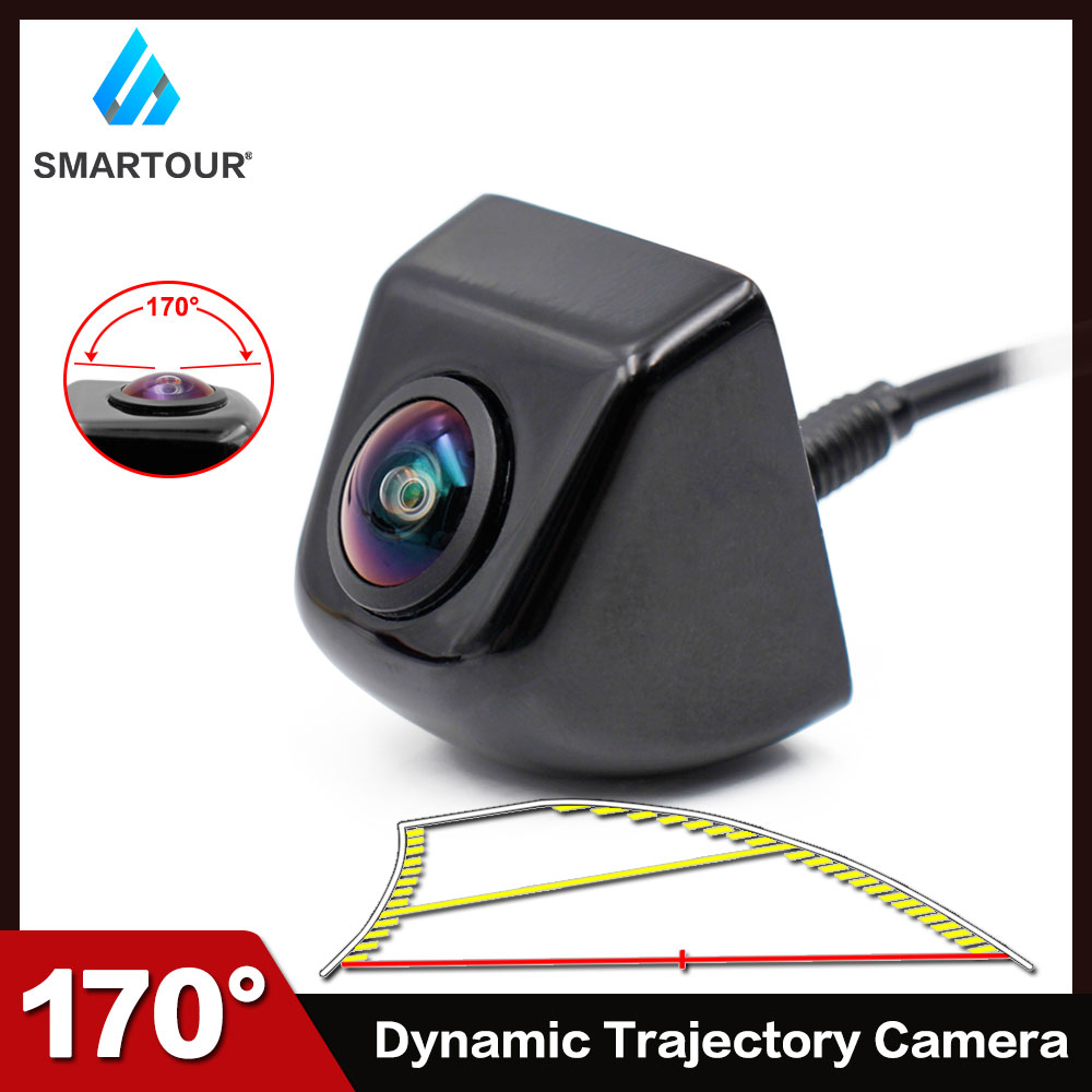 car Intelligent Dynamic Trajectory Tracks HD CCD Reverse Backup parking ...