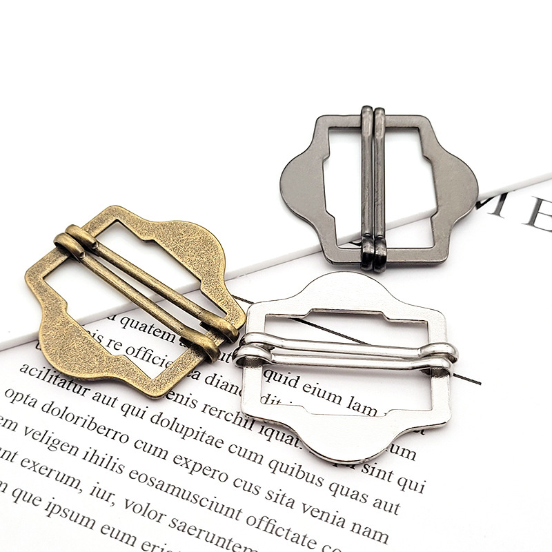 3PCS Metal Two Slides Tri-Glide Buckles For Suit Vest Shoulder Leather ...