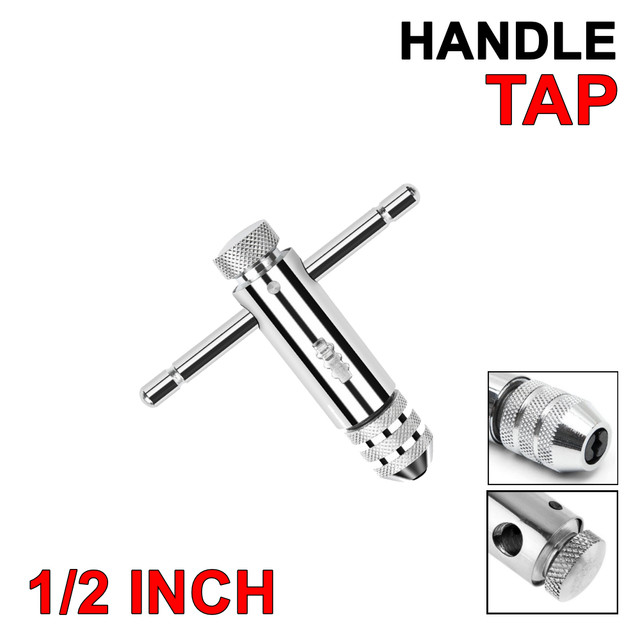 Gagang Tap M3-M8 Handle Hand Taps 1/4 Inch Ratchet Wrench Stang ...