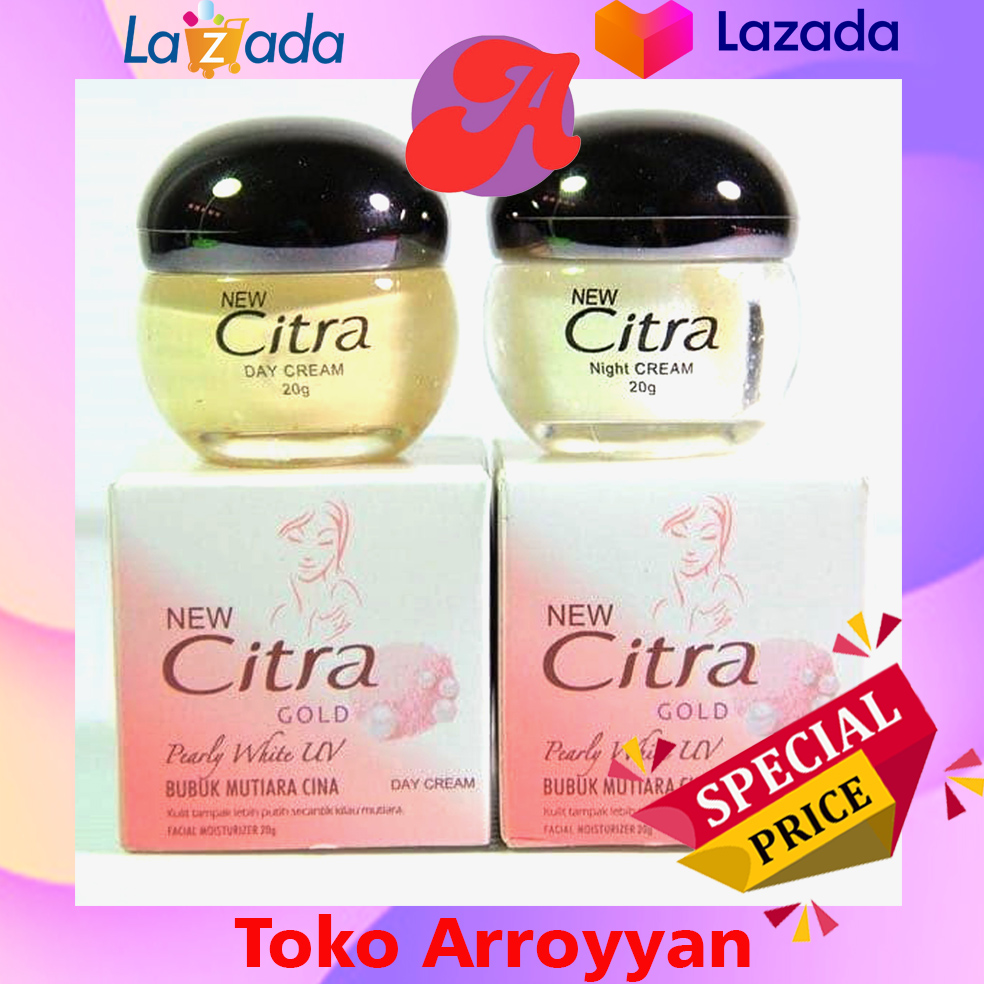 CREAM CITRA GOLD DAY AND NIGHT 20 GR - KRIM CITRA SIANG DAN MALAM ...