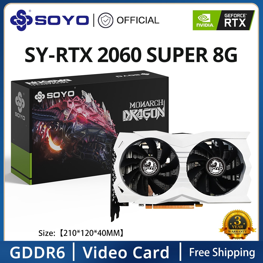 RTX2060Super 8G-2Fan RTX2060Super 8G-2Fan SOYO World Premiere Nvidia ...