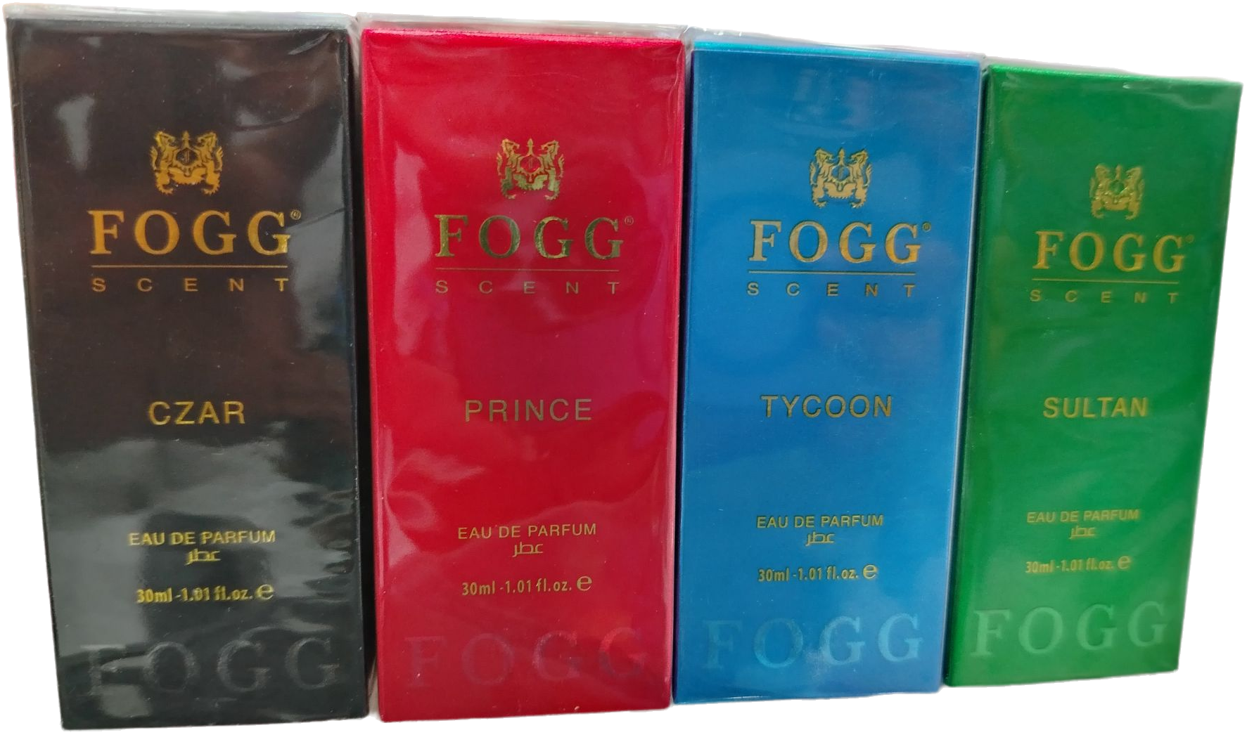 Fogg Scent Combo Sultan Tycoon Czar Prince 4in1 pack 30ml | Daraz.com.bd