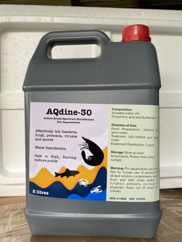 AQdine-30 Aquaculture Iodine Fish Shrimp Pond Disinfectant 复合碘消毒剂 | Lazada