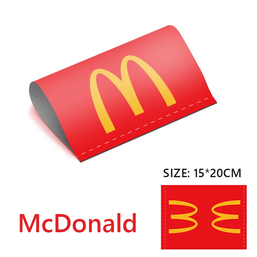 Label Tag Mobil MCD Variasi Penutup Pintu Bagasi Hiasan Stiker Mcdonald ...