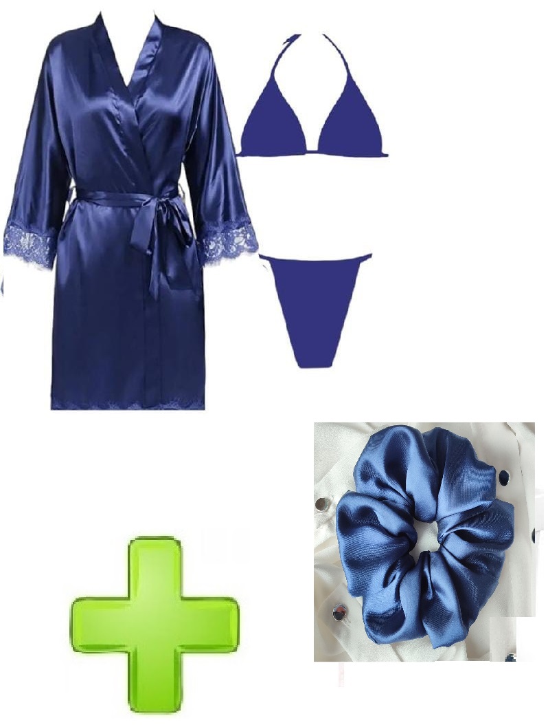 Women 3 Piece Sexy Nighty Sleepwear Silk Satin night dress Lingerie Set ...